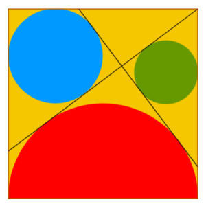 GH-11 Twee cirkels en een halve cirkel – Wiskundeinstructie